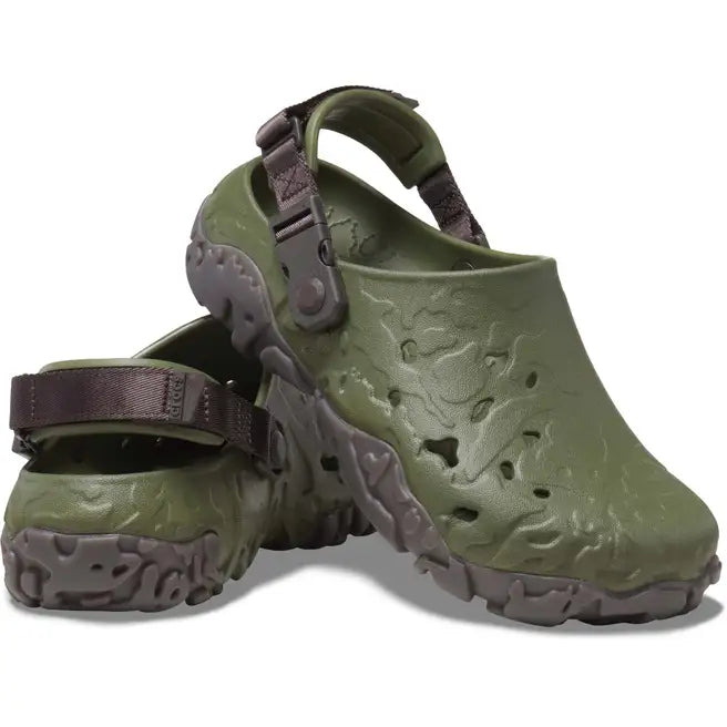 Crocs All Terrain Atlas Clog - Army Green Espresso – Stencil