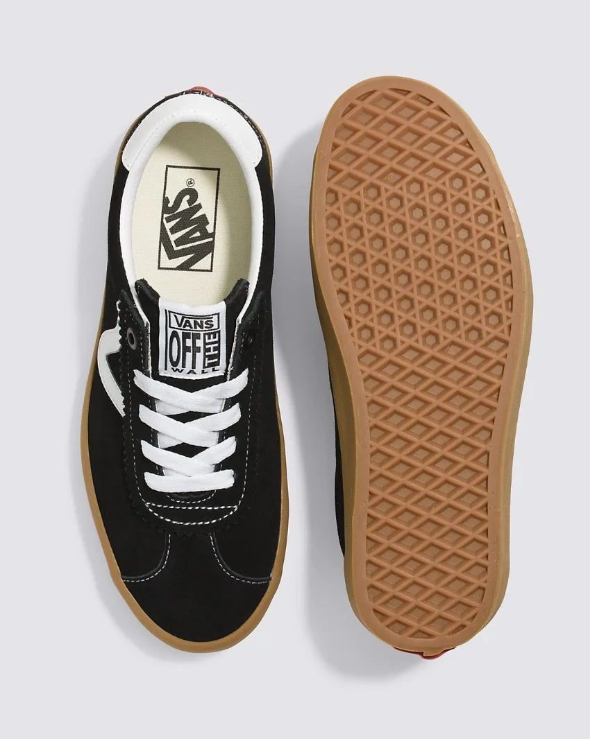 Vans Sport Low Black/Gum – Stencil